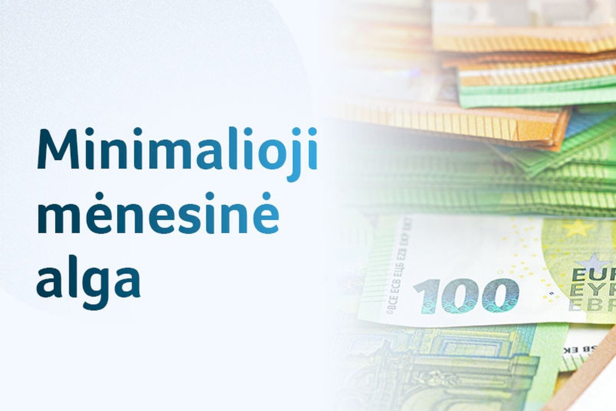 Patvirtinta: MMA nuo 2026 m. – 1153 eurai - Rinkėjo.LT